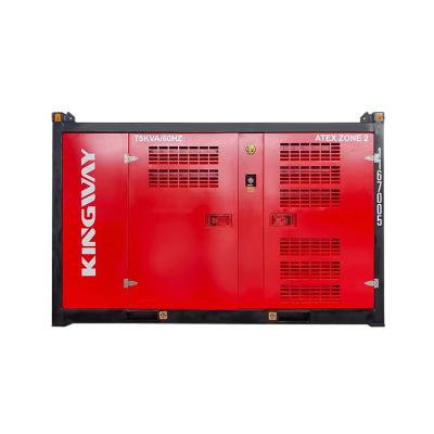 중국 75KVA 600KVA 50HZ 60HZ ATEX 인증 구역 2 폭발 방지 디젤 발전기 세트 조용한 발전기 세트 판매용