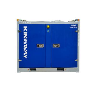 China ATEX qualified explosion proof engine generator water pump set and air-comperssor set with DNV2.7-1 Lifting Frame Skid ROHS BV for sale