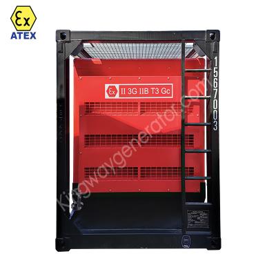 China 60 kva Atex Zone 2 IIB Temperature T3 Diesel Generator Alternator IP55  Explosion Proof with DNV 2.7-1 Offhore Container for sale