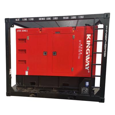 Китай Сертификация ATEX 3фаза 200кВ 250кВ зона2 взрывостойкий дизельный генератор набор DNVGL 2.7-1 сдвигающийся рамы платформы сервисный двигатель продается