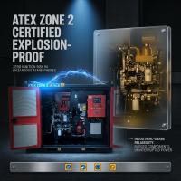 China Containerized ATEX Zone 2 Ex-Proof Diesel Engine Air Compressor with DNV Frame for sale