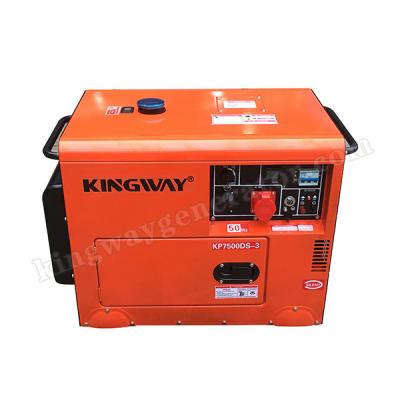 Κίνα Η ύπαιθρος ύφους 5KW δρόσισε τη φορητή χρήση έκτακτης ανάγκης γεννητριών με τη δεξαμενή καυσίμων 25L προς πώληση
