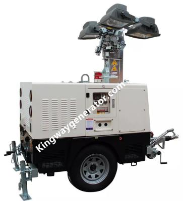 China Kingway 8kva 7.5m Lifting Height Light Tower for sport hall for sale