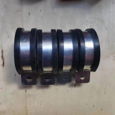 China U Type R Type Tank Water Pipe Clamp Hoop with 304 Stainless Steel and Rubber Edge for sale