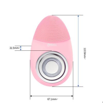 Cina SME Microcurrent Sonic Vibrating Facial Cleansing Brush che ringiovanisce colore rosa in vendita
