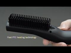 4 Temperatures PTC Heated Electric Beard Straightener Comb