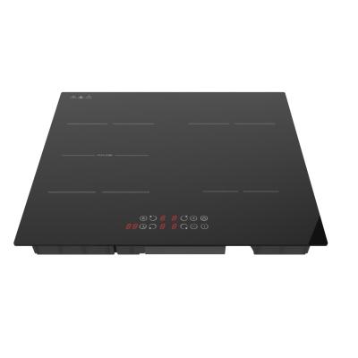 China 60 cm 4-zone ingebouwde inductie-platform met snel verwarmen en precieze temperatuurregeling Te koop