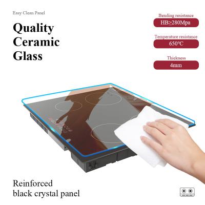 China Drei Brenner eingebaut in Induktions-Kochplatte 6100W Touch Control zu verkaufen