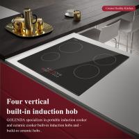 China Three Burner Built In Induction Hob Cooktop 6100W Touch Control for sale