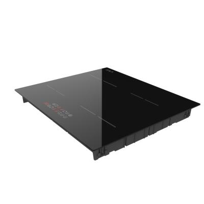 中国 ディスプレイ エネルギー省エネインダクションストーブ タイマー付き 4リング電気ホブ 60Hz 販売のため