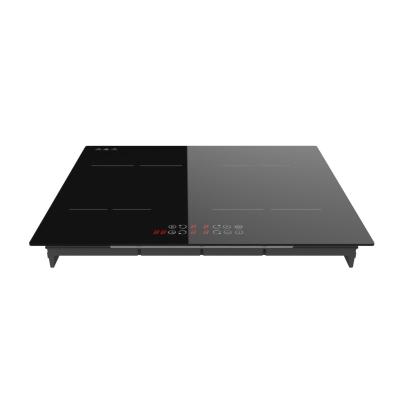 中国 ディスプレイ エネルギー省エネインダクションストーブ タイマー付き 4リング電気ホブ 60Hz 販売のため
