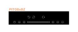 China Sliding Control High Power Induction Hob 220V 3 Ring Microlite Panel for sale