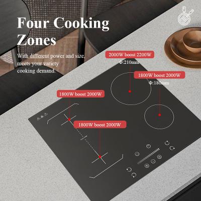 China Rapid Heating Smart Electric Induction Hobs Cooker Multi Burners for sale