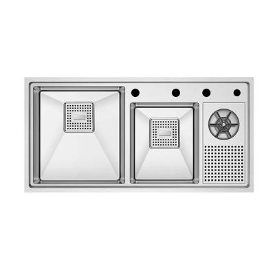 China Rainfall Ss Glass Stainless Steel Sink  Basin Wash PVD Black Surface Treatment for sale