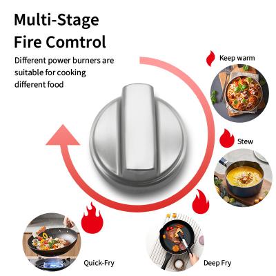 中国 スリークガラスパネル2 燃焼器 高熱効率の安全ロック付きガスホブ内蔵 販売のため