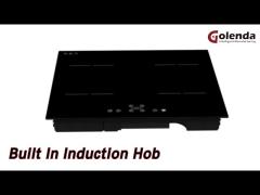 Electric Built In Induction Hob Domino Type Safety Touch Screen