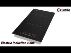Touch Control Electric Induction Hobs 2800W Household With 2 Zone