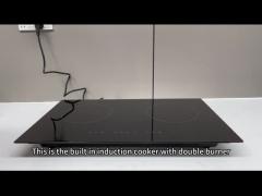 Electric Double Induction Hob With Bridge Zone 220V Home Induction Stove