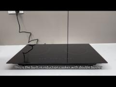 2 burners Induction cooktop
