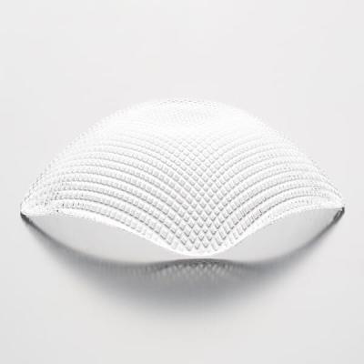 China Clear Crystal Glass Dinner Plates Set Shell Bowl Lead Free Machine Made for sale