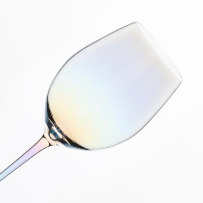 China Het Glas van de regenboog Rode Wijn het Drinken snakken de Drinkbekers Geblazen Stam750ml Loodvrije Mond Te koop