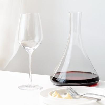China De Lange Stam voor alle doeleinden 500ml van Crystal Mouth Blown Wine Glasses 17,6 oz Te koop