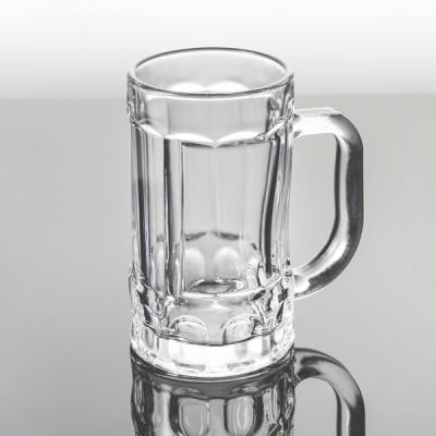 Cina Boccali in pietra incisi senza piombo trasparenti di vetro impressi della birra 370ml delle tazze beventi 13oz in vendita