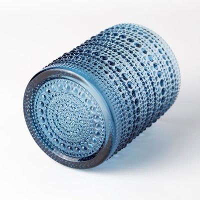 China Farbiger schwerer Jupiter Hobnail Drinking Glasses Tumblers 12 Unze-Maschine gedrückt zu verkaufen