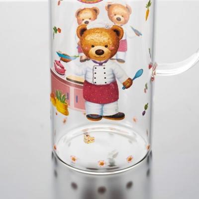 Cina Caraffa per l'acqua del vetro borosilicato di 48 Oz con la bocca del becco soffiata termoresistente in vendita