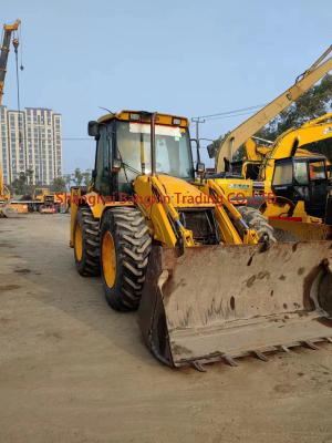 China 4 Ton Operating Weight Used JCB 4CX Backhoe Loader Excavating Loader Secondhand Machine for sale