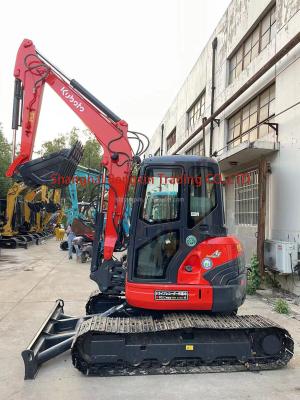 China Tweedehands KUBOTA KX155-3z 5 ton kleine graafmachine Gebruikte mini graafmachine Te koop