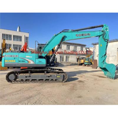 Cina Escavatori usati da 20 tonnellate kobelco sk200-6e con tempo di consegna di 7 giorni e tutte le funzioni normali in vendita