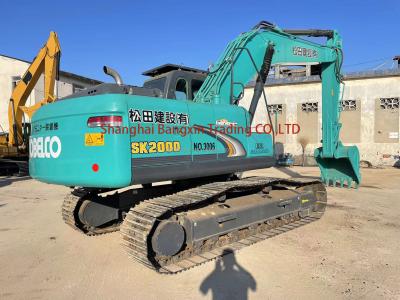 Cina Escavatori usati da 20 tonnellate kobelco sk200-6e con tempo di consegna di 7 giorni e tutte le funzioni normali in vendita