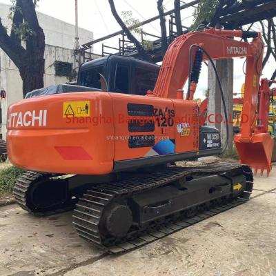 China 7 dagen levertijd Gebruikte Hitachi ZX120 mini graafmachine met originele hydraulische klep Te koop