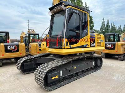 China Gebruikte Komatsu PC200-8 graafmachine Originele hydraulische cilinder en 1 inbegrepen Te koop