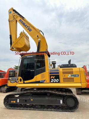 China Gebruikte Komatsu PC200-8 graafmachine Originele hydraulische cilinder en 1 inbegrepen Te koop