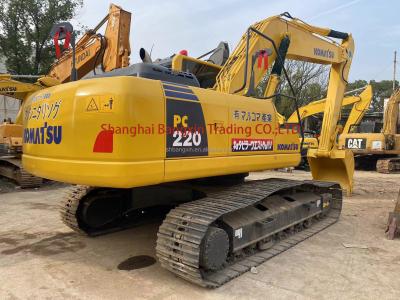 China 22 ton gebruikte graafmachine komatsu pc220-8 met gratis verzending en 1 jaar na verkoop Te koop