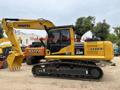 China 22 ton gebruikte graafmachine komatsu pc220-8 met gratis verzending en 1 jaar na verkoop Te koop