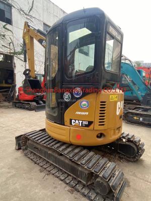 China 700 werkuren Tweedehands graafmachine CAT 303 met een capaciteit van 0,23 m3 Te koop
