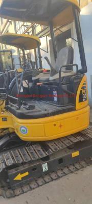 China Originele Japanse mini graafmachine Komatsu PC30 met 1 en originele hydraulische pomp Te koop