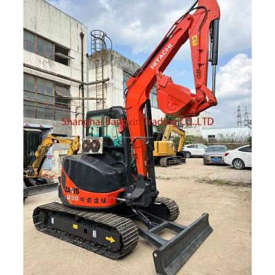 China Hitachi ZX50-3F graafmachine met 0.2 emmercapaciteit en originele hydraulische cilinder Te koop