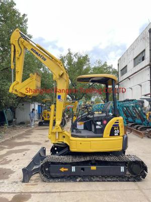 China Gebruikte mini graafmachine Komatsu PC40MR Voordeel voor wegbouwmachines in Japan Te koop