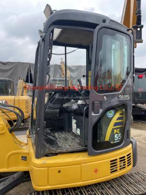 Cina Macchinari originali giapponesi per scavatori Komatsu PC55MR con potenza e stabilità idraulica elevate in vendita