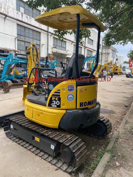 Quality Used Komatsu PC30MR Mini Excavator with Free Shipping and 3000 KG Machine Weight for sale