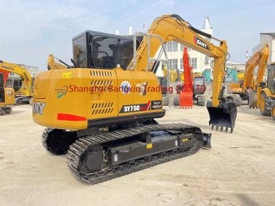 Cina 2022 Sany SY75 Used Crawler Excavator in ottime condizioni con capacità di 0.27 secchi in vendita