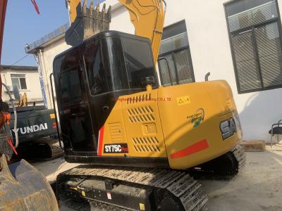 Cina 40 kw Sany SY75 di seconda mano scavatore da strisciatore quasi pronto per l'acquisto rapido in vendita