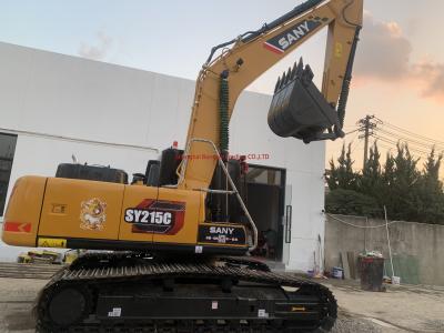 Cina Global Used Excavator Sany SY215 Machinery 21ton con cilindro idraulico originale in vendita