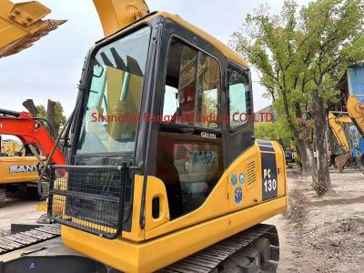 China Komatsu PC130-7 gebruikte graafmachine sterke kracht en hydraulische stabiliteit in goede staat Te koop