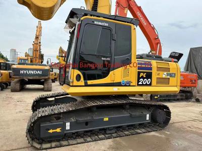 China 20000 KG Gebruikte Komatsu PC200 graafmachine met 1 emmer capaciteit in uitstekende staat Te koop