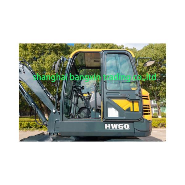 Quality Boost Your Productivity with 90% Degree HW60 Mini Excavator and 0.34 Bucket Capacity for sale
